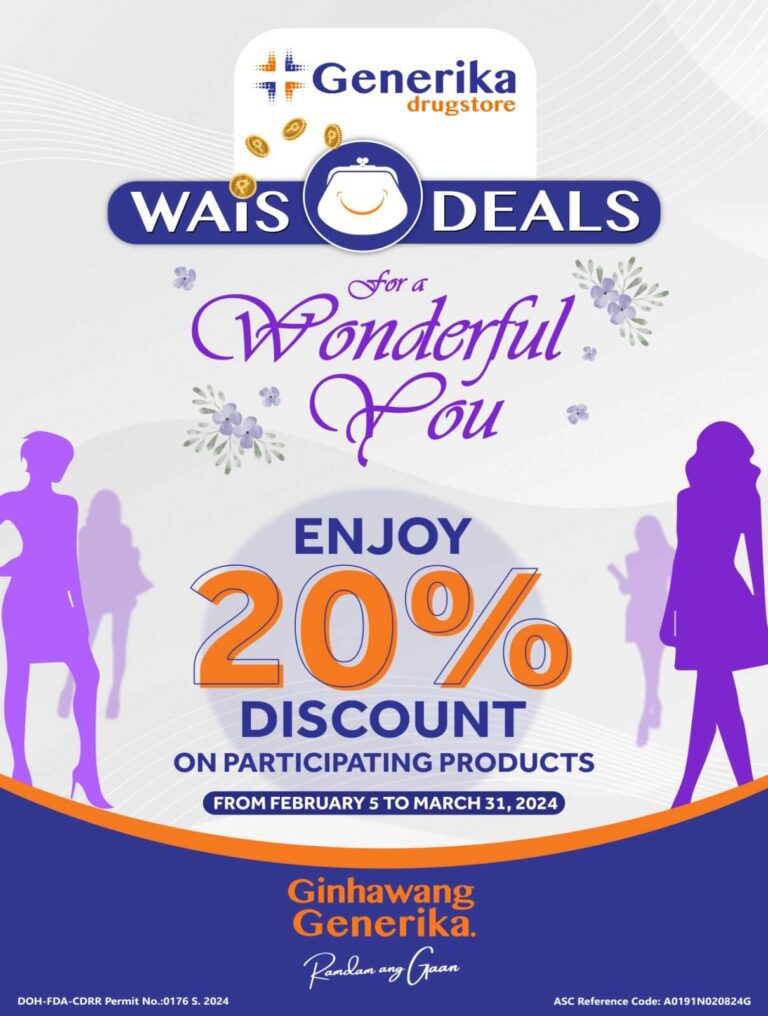 Promos and Discounts - Generika Drugstore