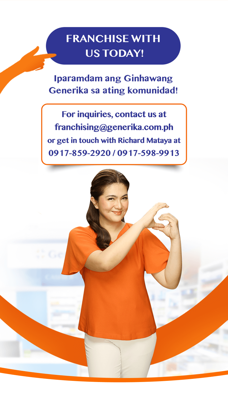 Generika - Affordable Drugstore Franchise